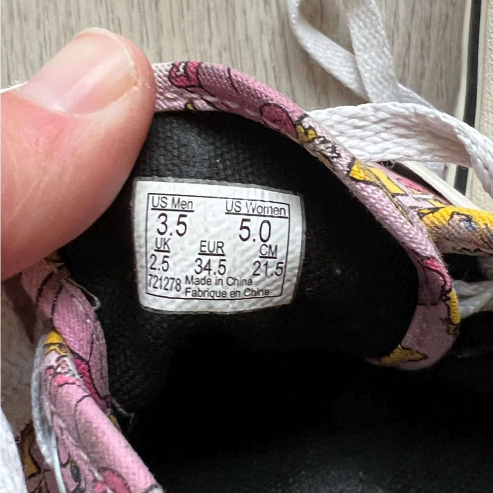 Vans Nintendo Princess Peach Shoes For Women Or Kids - Gem